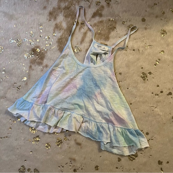 Gilly Hicks | Tops | Nwt Gilly Hicks Small Tie Dye Crop Tank Top Open ...